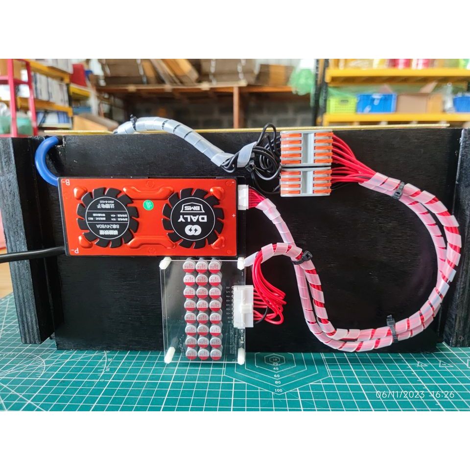 แบตเตอรี่ ลิเธียมฟอสเฟต nmc 24v 100a 200a 234a 248a 280a 310a ครบชุด ...