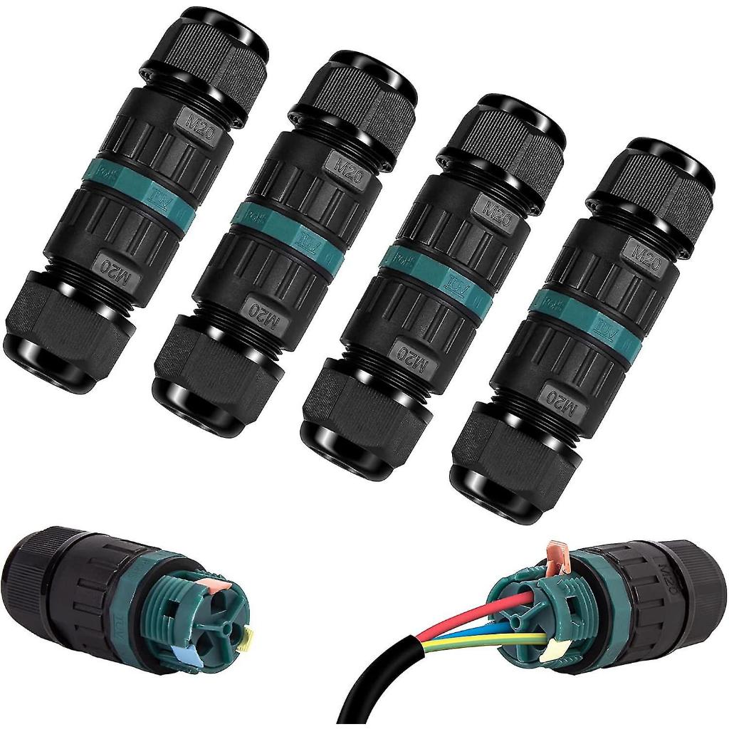 B701-6 ขั้วต่อสายไฟกันน้ำ ข้อต่อกันน้ำ IP68 outdoor 3P สายไฟ 3-6 มิลลิเมตร | Shopee Thailand