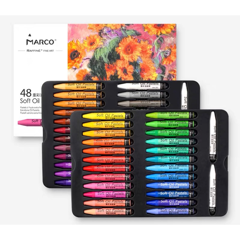 Marco Raffine oil pastel 36 48 สี | Shopee Thailand