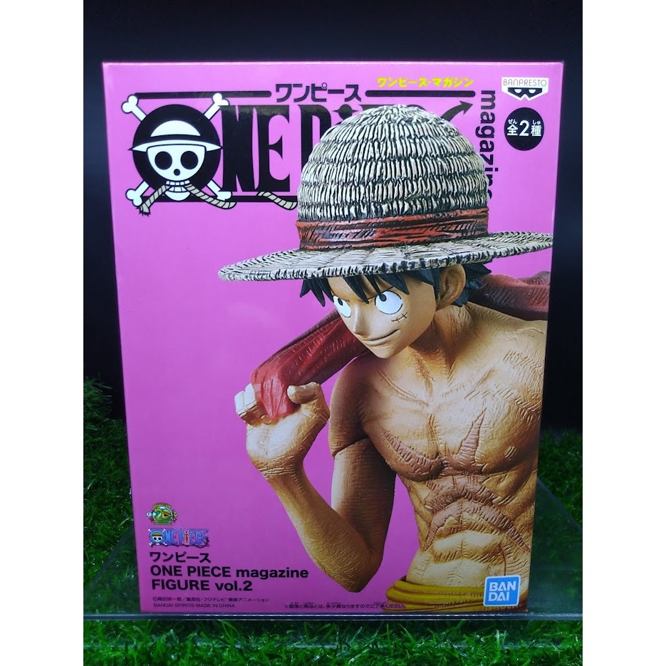 (ของแท้ หายาก) ลูฟี่ วันพีช แม็กกาซีน One Piece Magazine Figure Vol.2 - Monkey D. Luffy Ver.A ...