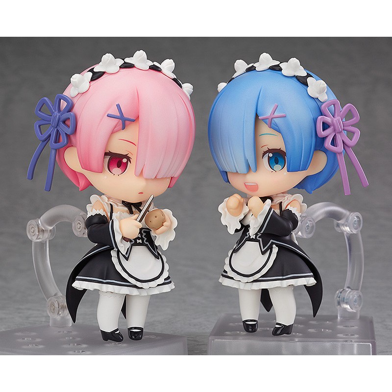 [เเชทก่อนสั่งทุกครั้ง!!] Nendoroid 663 Rem + Nendoroid 732 Ram มือ1 ...