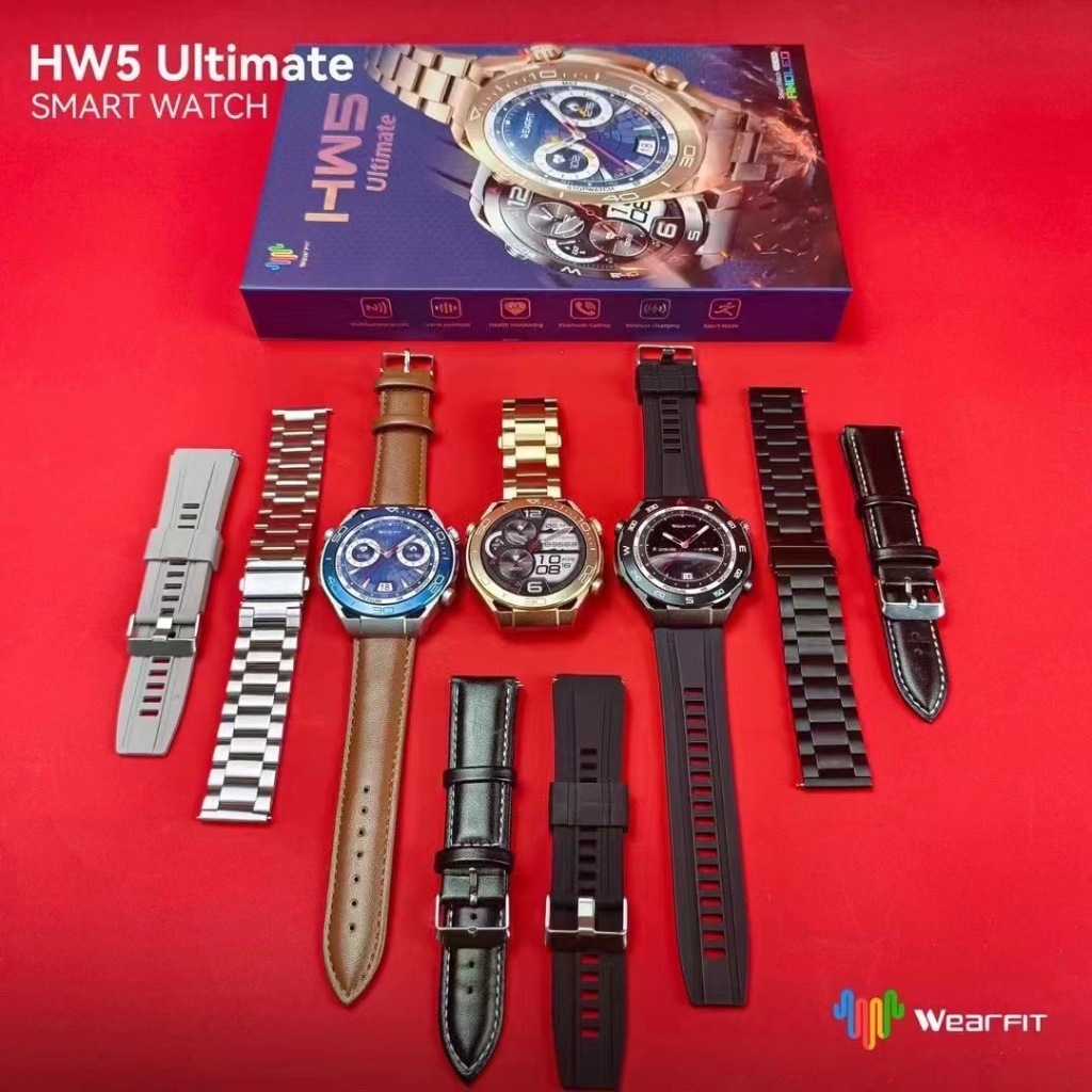 Hw5ULTIMATE หน้าจอ SUPER AMOLED แท้ วัดความดัน , ความเครียด , วัดน้ำตาล ...