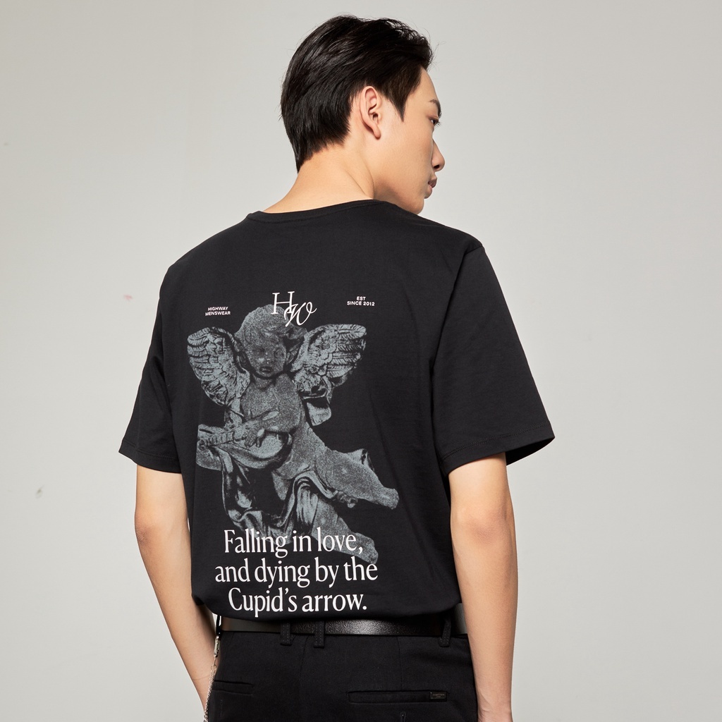 เสื้อยืด - ผ้าคอตตอน - RELAXED - Highway (Menswear) - CUPID | Shopee ...