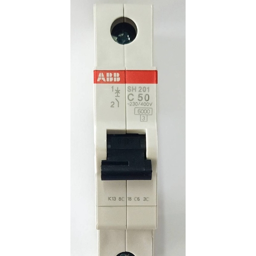 ABB เบรกเกอร์เซอร์กิตลูกย่อย ABB SH201C 1P 6A 10A 16A 20A 25A 32A 40A 50A | Shopee Thailand