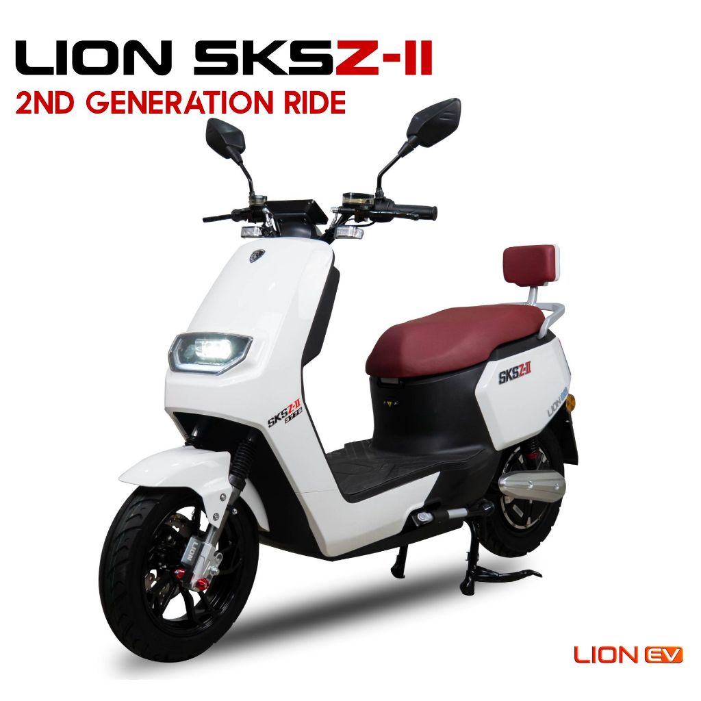 รถมอเตอร์ไซค์ไฟฟ้า รถไฟฟ้า Lion SKS Z2 Gen2 จดทะเบียนได้ 2000 Watt รุ่น Lion Z2 สุดฮอต มาใหม่ ...
