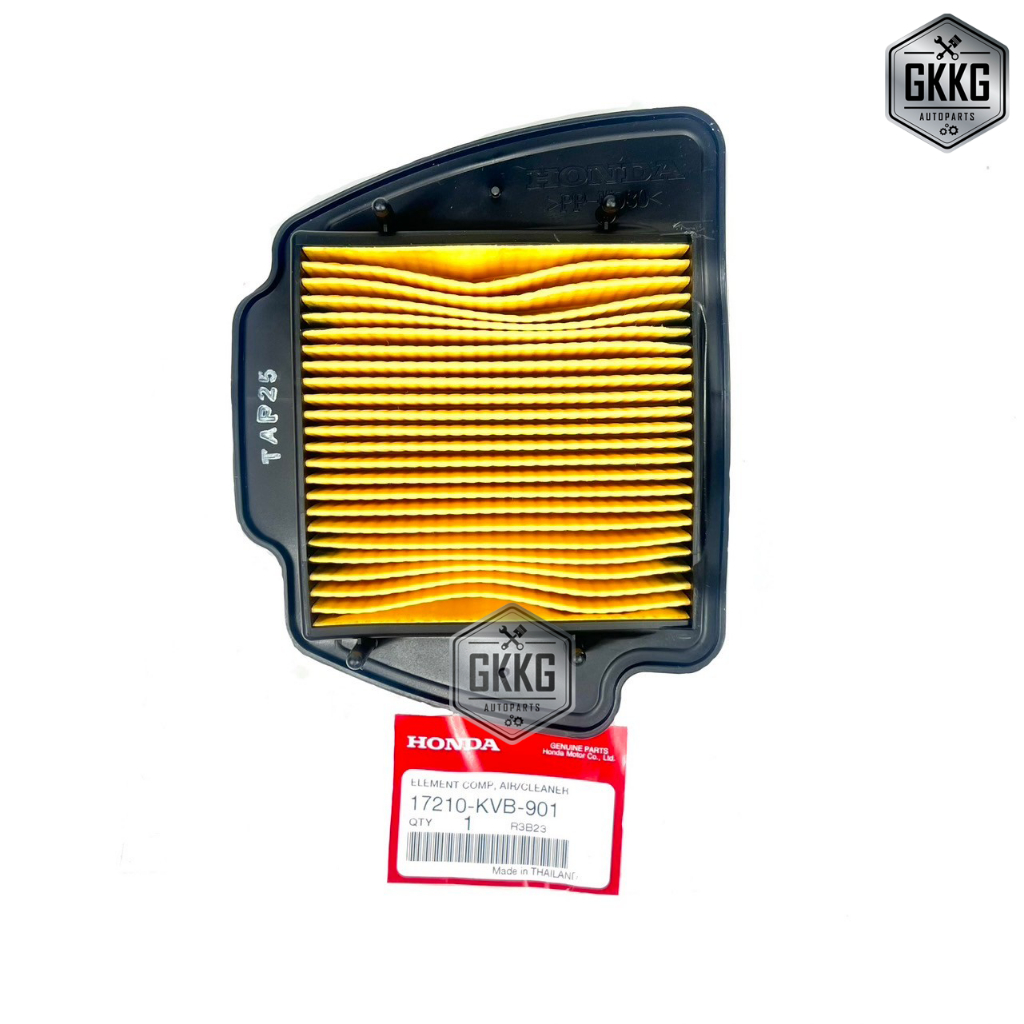 ไส้กรองอากาศแท้ศูนย์ Click,Clicki,Scopy,W125,W100S,W110I,MSX,CLICL125,Sonic/W125I,PCX150,PCX160 ...