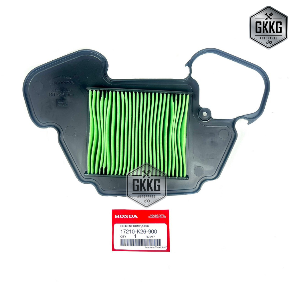 ไส้กรองอากาศแท้ศูนย์ Click,Clicki,Scopy,W125,W100S,W110I,MSX,CLICL125,Sonic/W125I,PCX150,PCX160 ...