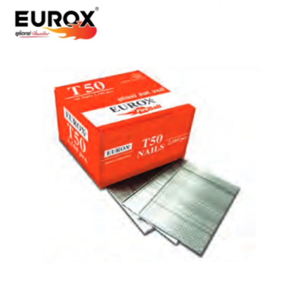 EUROX ตะปูลม ขาเดี่ยว T Series (1 กล่องมี 2500 นัด) รุ่น T25 / T32 / T38 / T45 / T50 สุดคุ้ม ...
