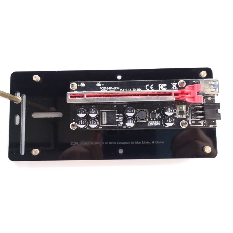 ฐานอะคริลิก Egpu Oculink การ์ดจอ Riser ออกแบบใช้กับ Riser โดยเฉพาะ ...