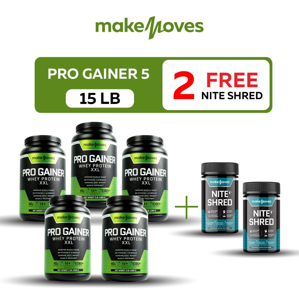 Pro Gainer Whey Protein MakeMoves โปรตีนเพิ่มน้ำหนัก | Shopee Thailand