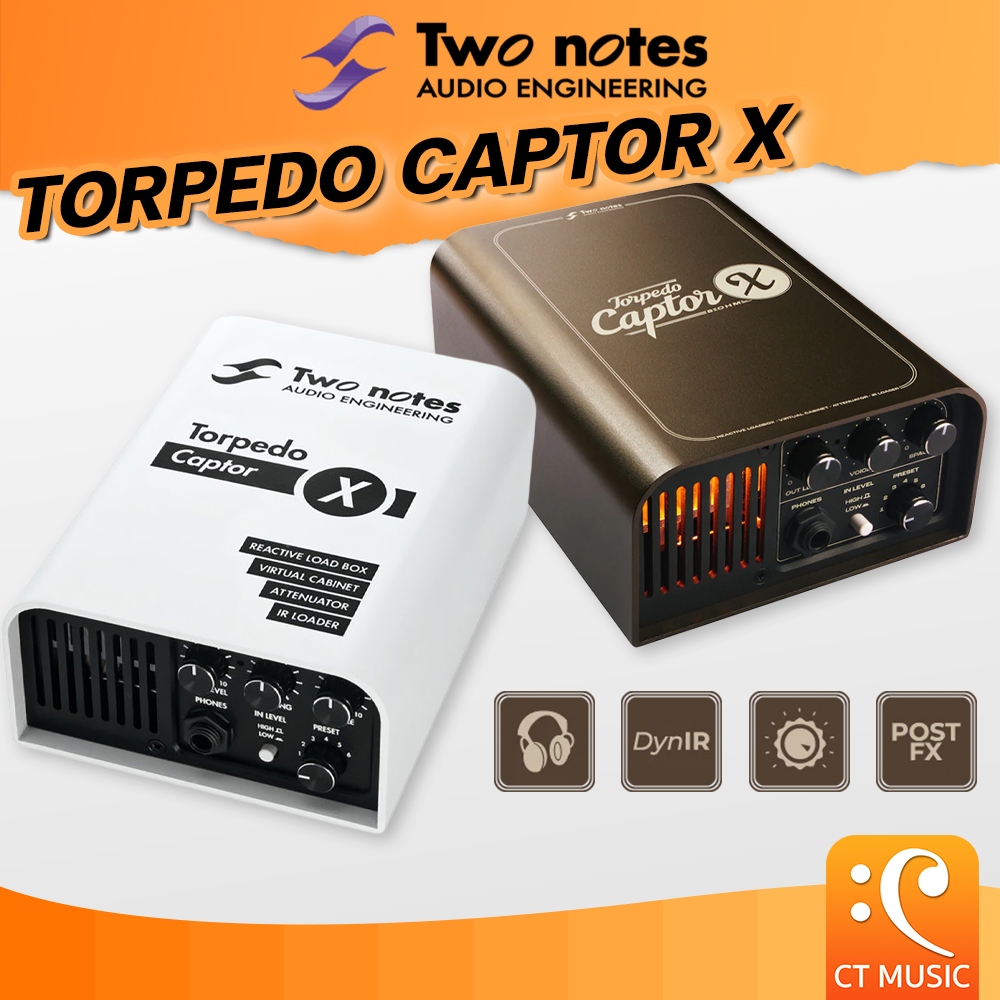Two Notes Torpedo Captor X Reactive Loadbox DI and Attenuator | Shopee ...