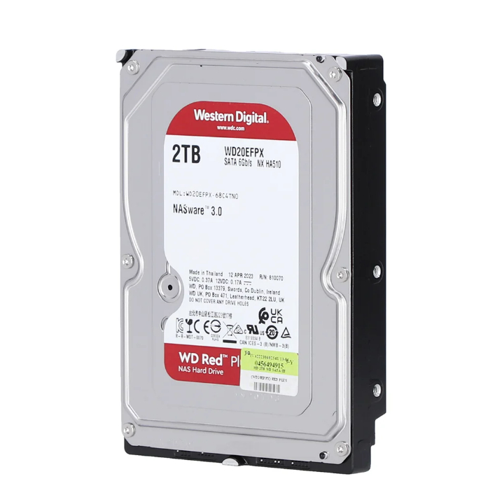 WD 2 TB 3.5" HDD (ฮาร์ดดิสก์ 3.5") WD RED PLUS - 5400RPM SATA3 ...