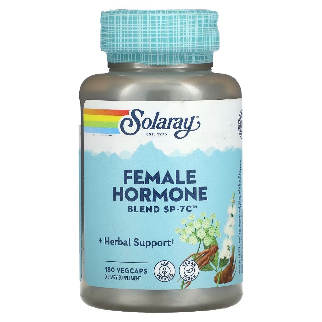 Solaray, Female Hormone Blend SP-7C, 180 VegCaps (No.3117) | Shopee ...