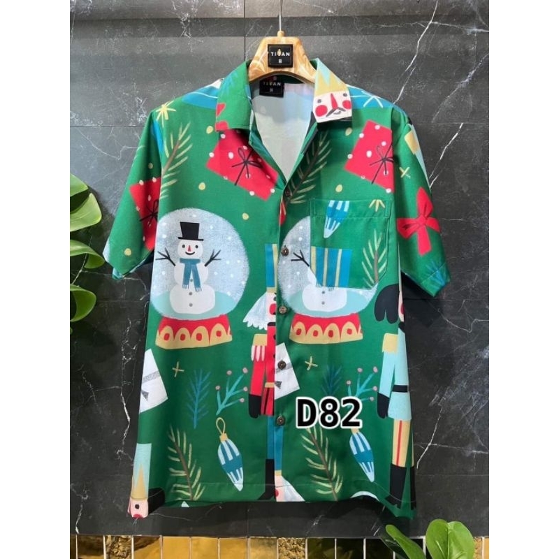 เสื้อปีใหม่ ลายคริสมาส E82 | Shopee Thailand