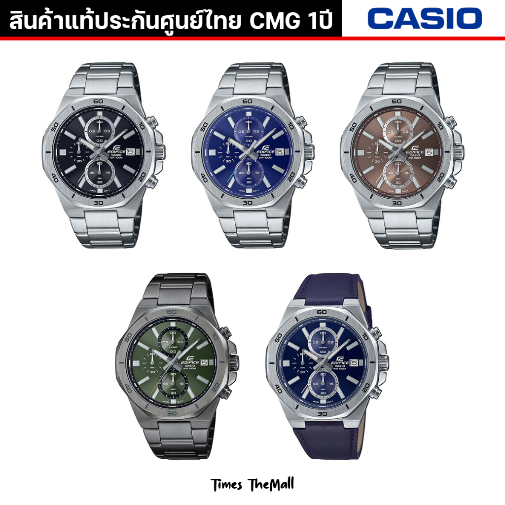 Casio Edifice รุ่น EFV-640 ทุกรุ่น!! ของแท้ประกัน CMG 1ปี | Shopee Thailand