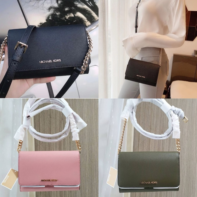 🎀 (สด-ผ่อน) กระเป๋าสะพาย MK 35S0GTVC2L MK Jet Set MD MF Phone Xbody ...