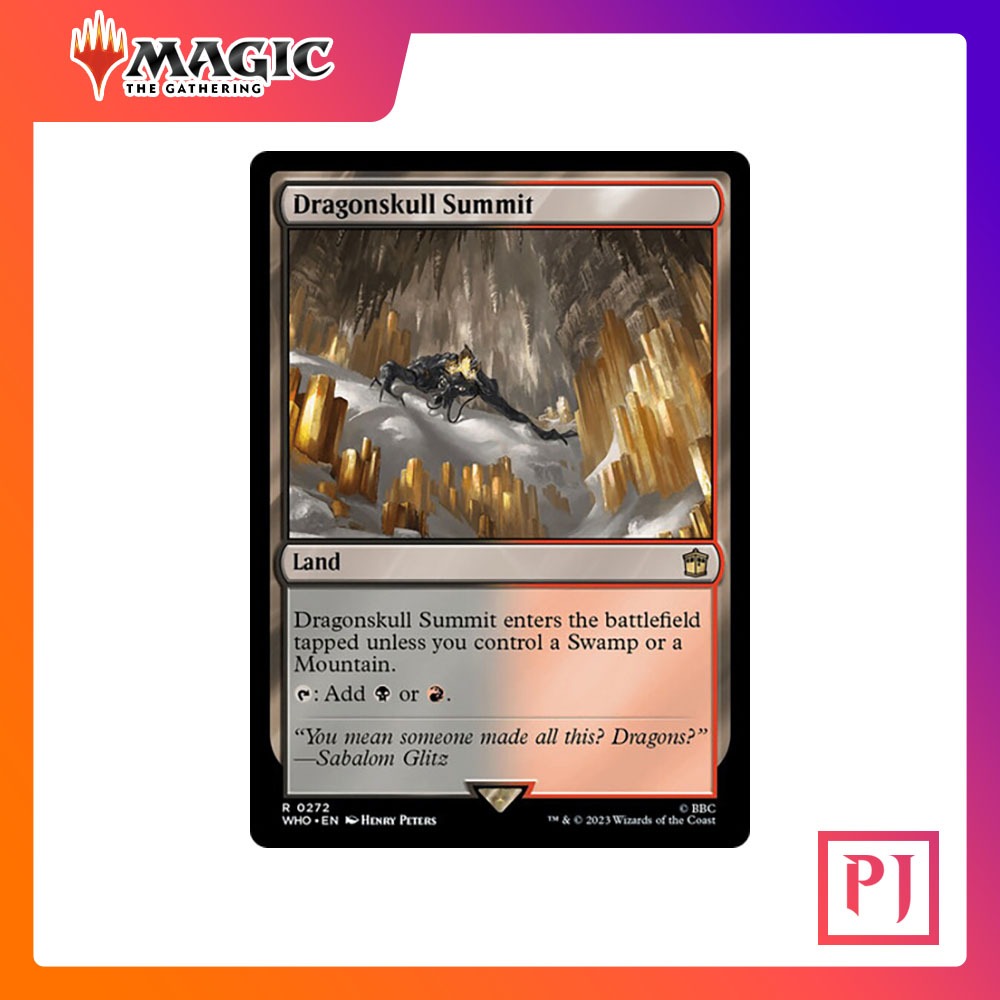 [MTG] Dragonskull Summit [WHO] [LAND] [RARE] [NORMAL] [ENG] (การ์ดเมจิค / Magic the Gathering ...