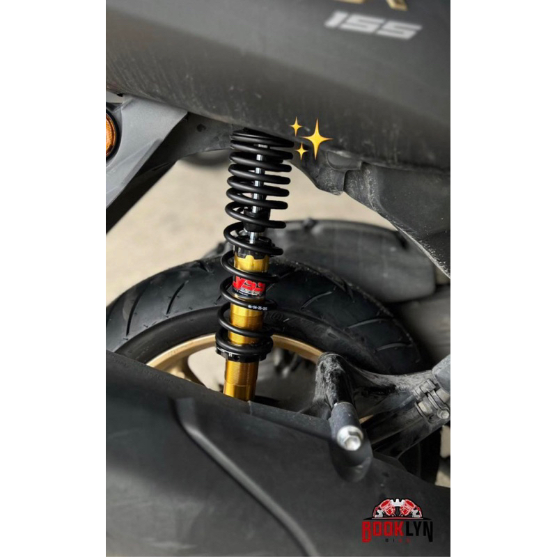 โช้คหลัง YSS รุ่นDTG ใส่ nmax155ความสูงเดิม สปริงดำแกนทอง การันตีของแท้ ...