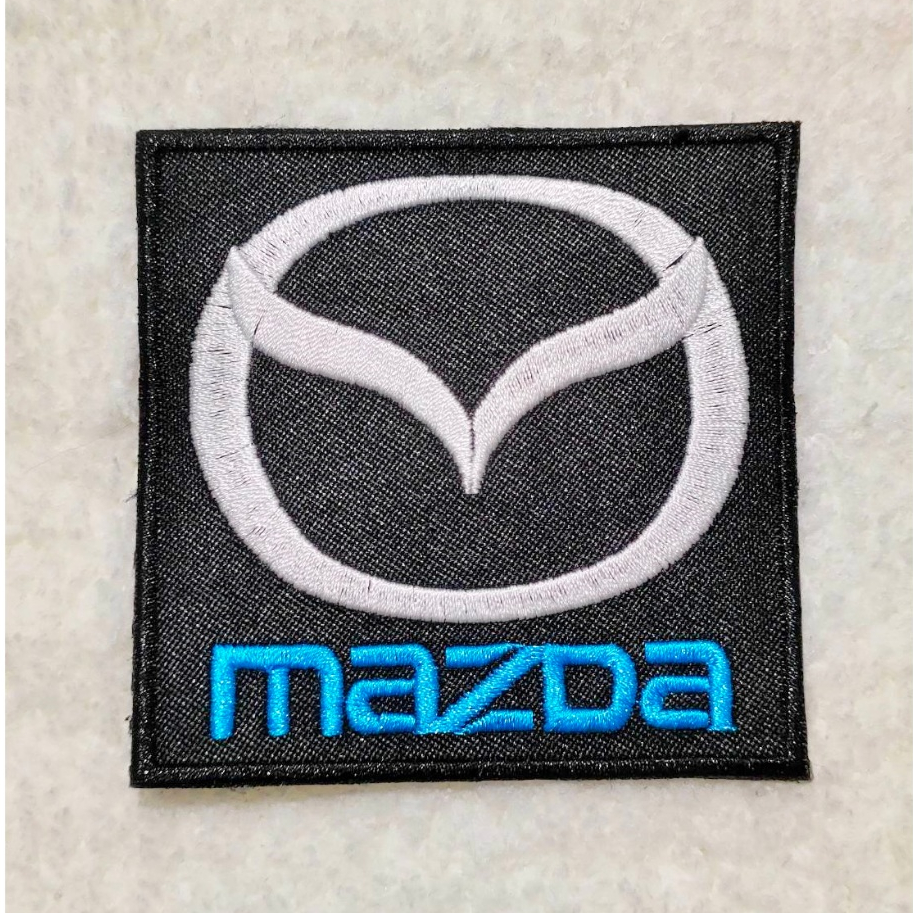 อาร์ม ตัวรีด อาร์มติดเสื้อ รถ ลาย โลโก้ ตรา ยี่ห้อ รถยนต์ Car Mazda Patch มาสด้า อุปกรณ์ตกแต่งรถ ...