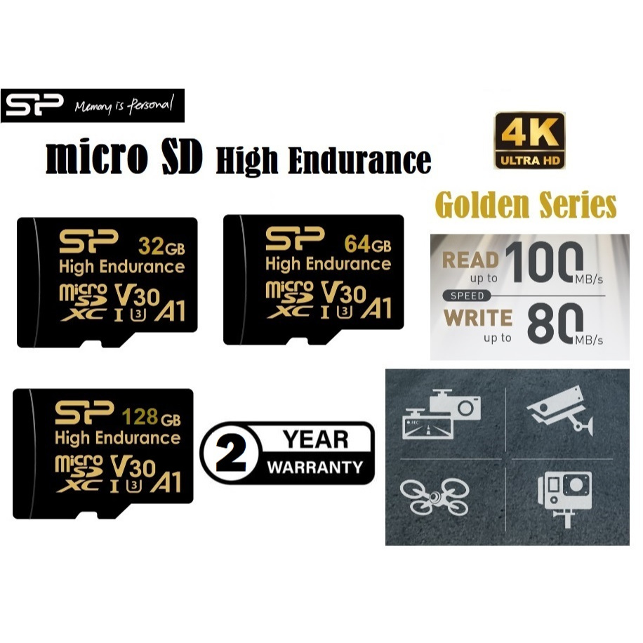 SP Silicon power MICRO SD CARD Series High Endurance รองรับ 4K Ultra HD ...