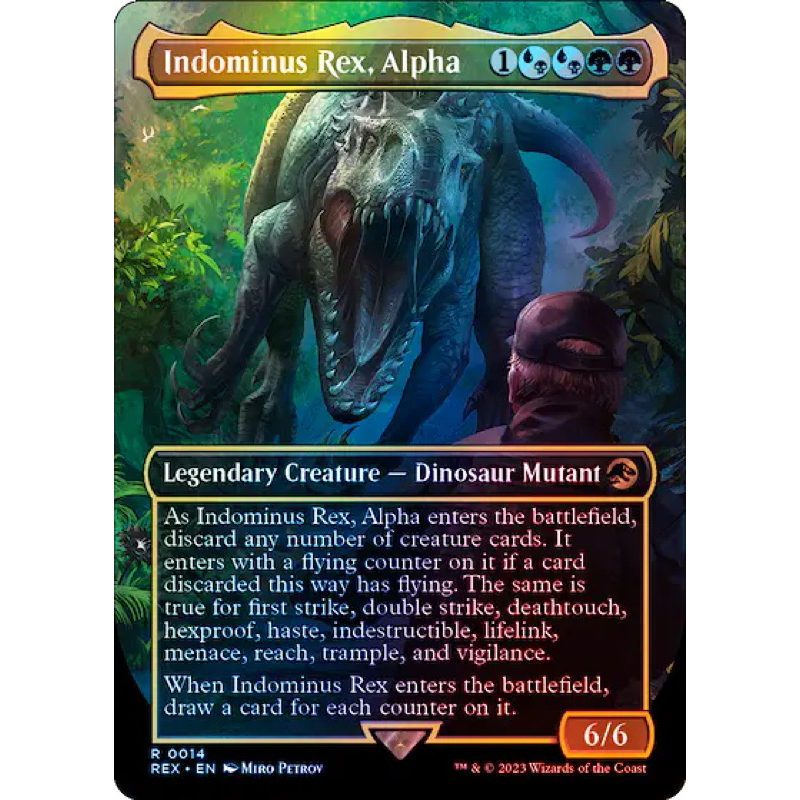 MTG (REX) Indominus Rex, Alpha (Universes Beyond: Jurassic World ...