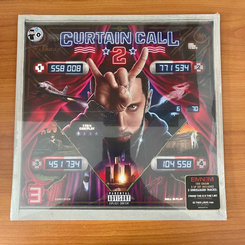 (พร้อมส่ง) แผ่นเสียง Eminem Curtain Call 2 Vinyl, 2 LP, Compilation ...