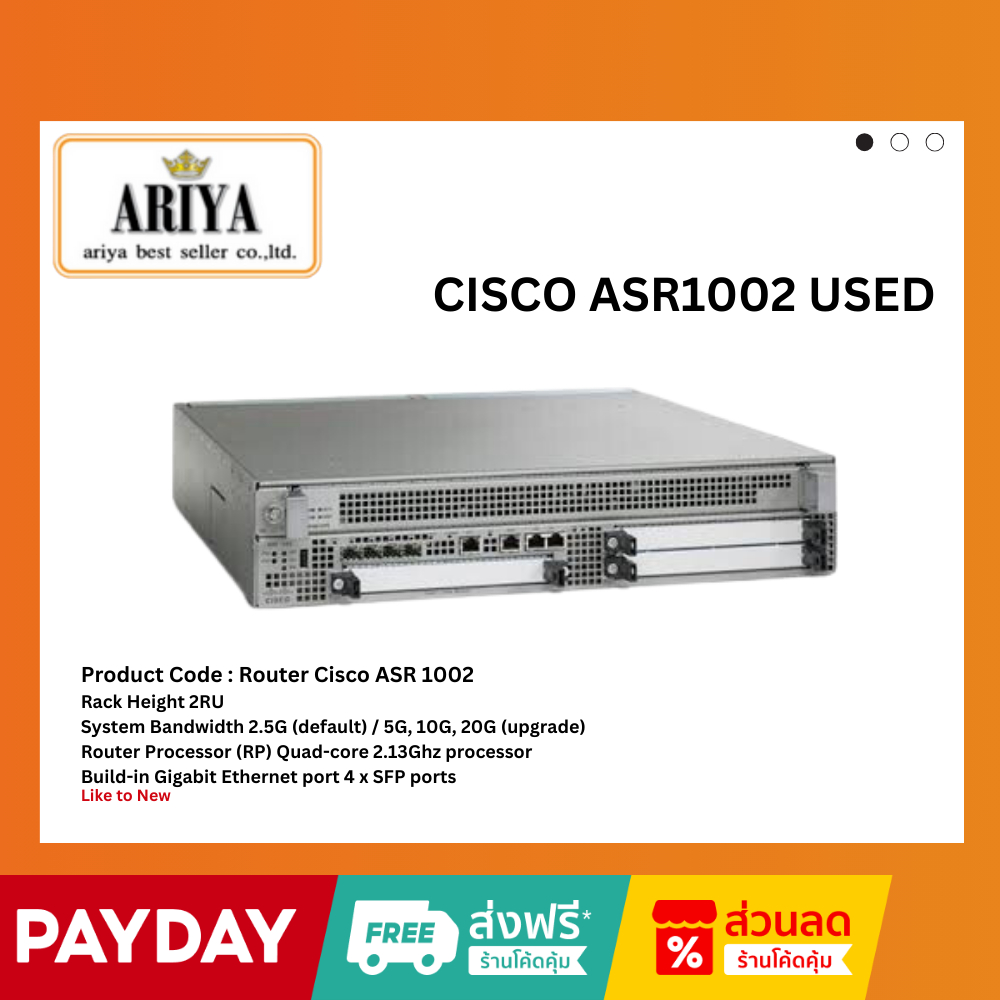 Router Cisco ASR 1002 USED | Shopee Thailand