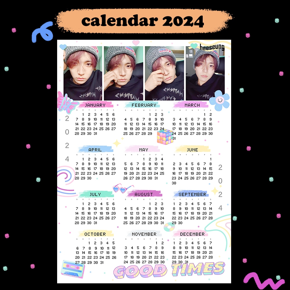 ENHYPEN - ปฏิทิน 2567 calendar 2024 เอนไฮเพน | Shopee Thailand