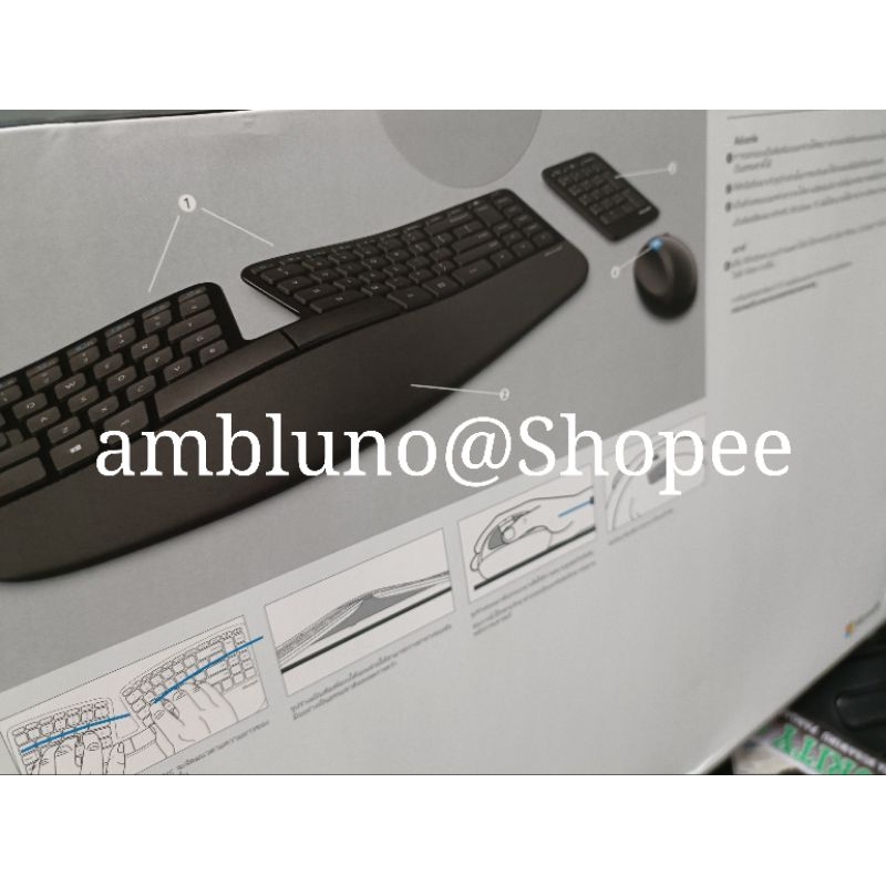Microsoft Ergonomic Keyboard | Shopee Thailand