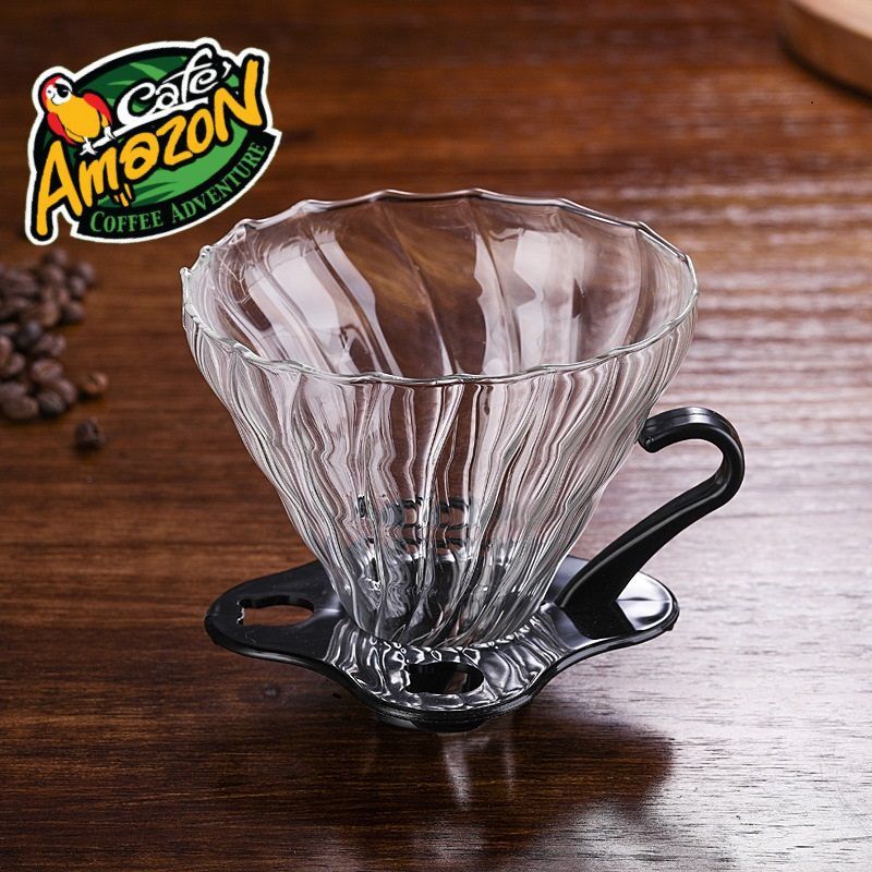 [St.Coco Cafe]ดริปเปอร์ V60 วัสดุแก้ว แท้จากญี่ปุ่น 1-2 ถ้วย/2-4ถ้วย ...