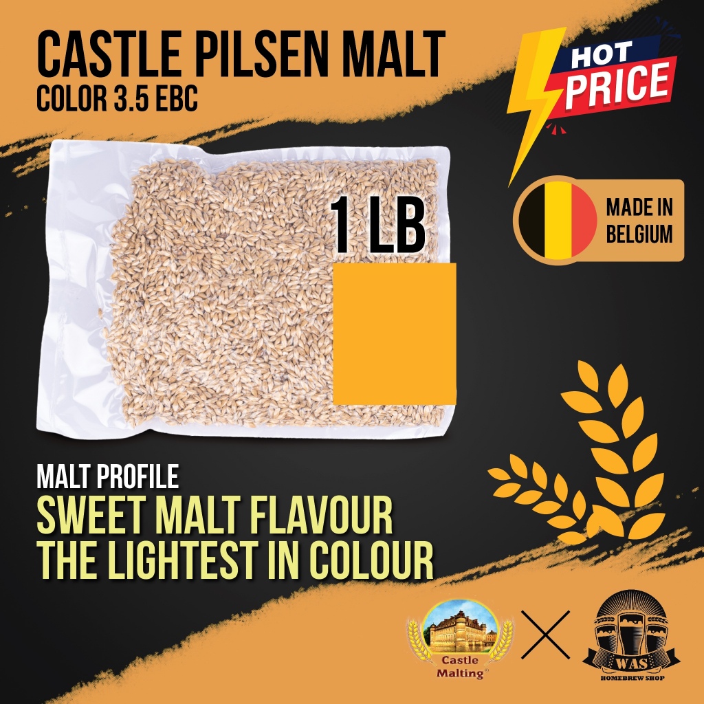 Castle Malt Pilsen 2RS 3.5 EBC 1 Lb | Shopee Thailand