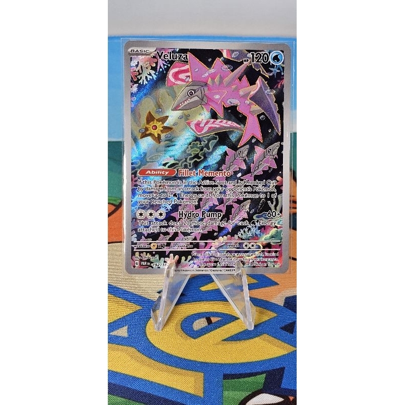 Pokemon Card "Veluza AR 192/182" ENG Paradox Rift | Shopee Thailand