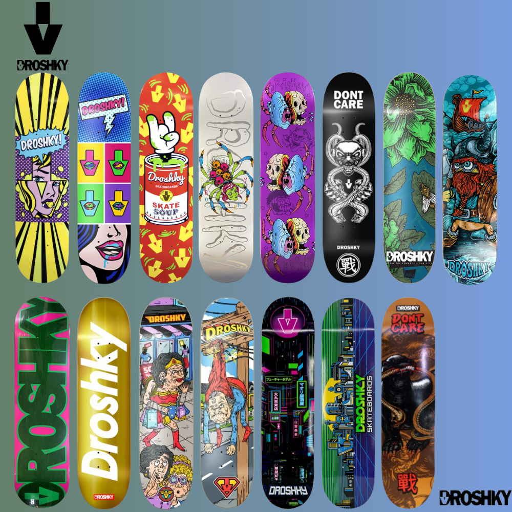 แผ่นสเก็ตบอร์ด Droshky Skateboard Deck รับประกันของแท้ สินค้าพร้อมส่ง ...