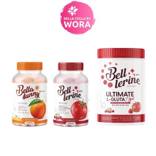 Bell lerine Gluta กลูต้าเบลล์เลอรีน [30 แคปซูล] /Bella sunny วิตามินกัน ...