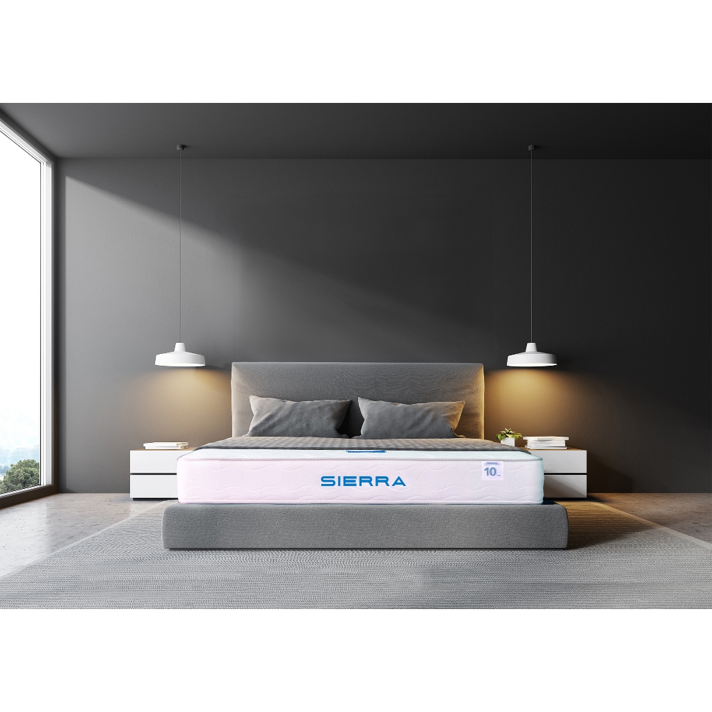 Springmate ที่นอนรุ่น Sierra (เซียร่า) แถมฟรี !!! หมอนหนุนกันไรฝุ่น | Shopee Thailand