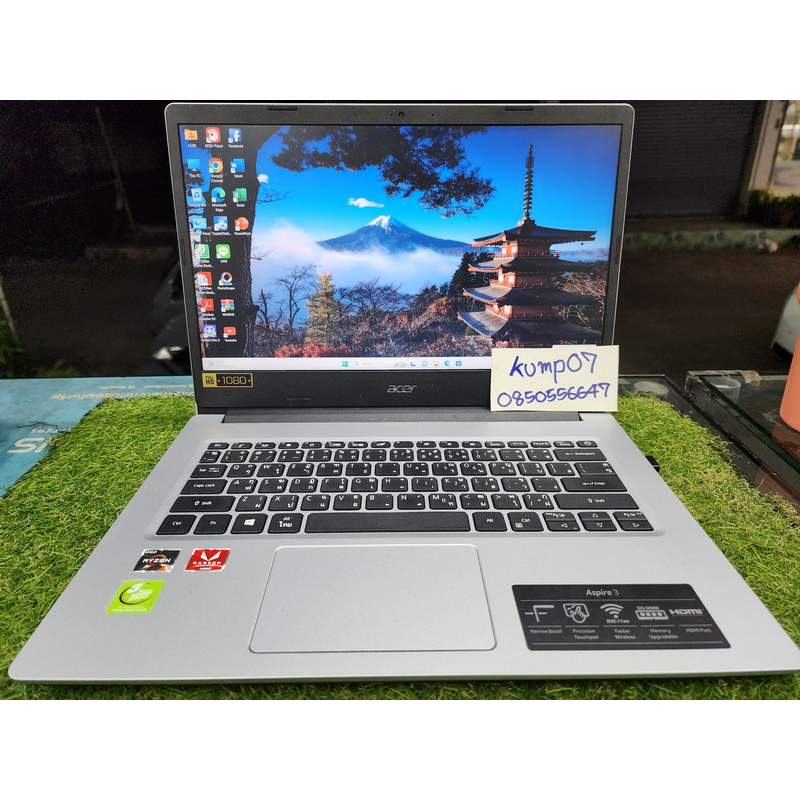 ขาย Notebook Acer Aspire A314 Ryzen 5 RAM 8GB SSD 512GB จอ Full HD มือ2 ...