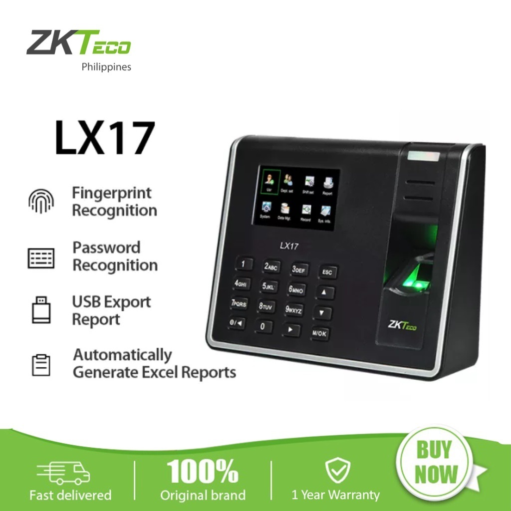 ZKTeco Fingerprint Attendance Machine Time Recorder Biometric Punch ... ZKTeco Fingerprint Attendance Machine Time Recorder Biometric Punch ...