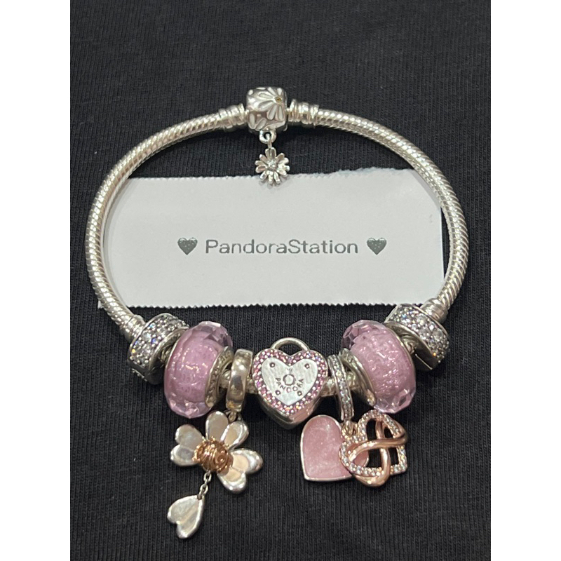 Pandora Sweet Set เซ็ทสร้อยข้อมือแพนโดร่า แท้💯%%% | Shopee Thailand
