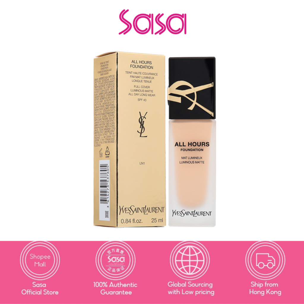 Yves Saint Laurent All Hours Foundation SPF40 (#LN1) 25ml | Shopee Thailand
