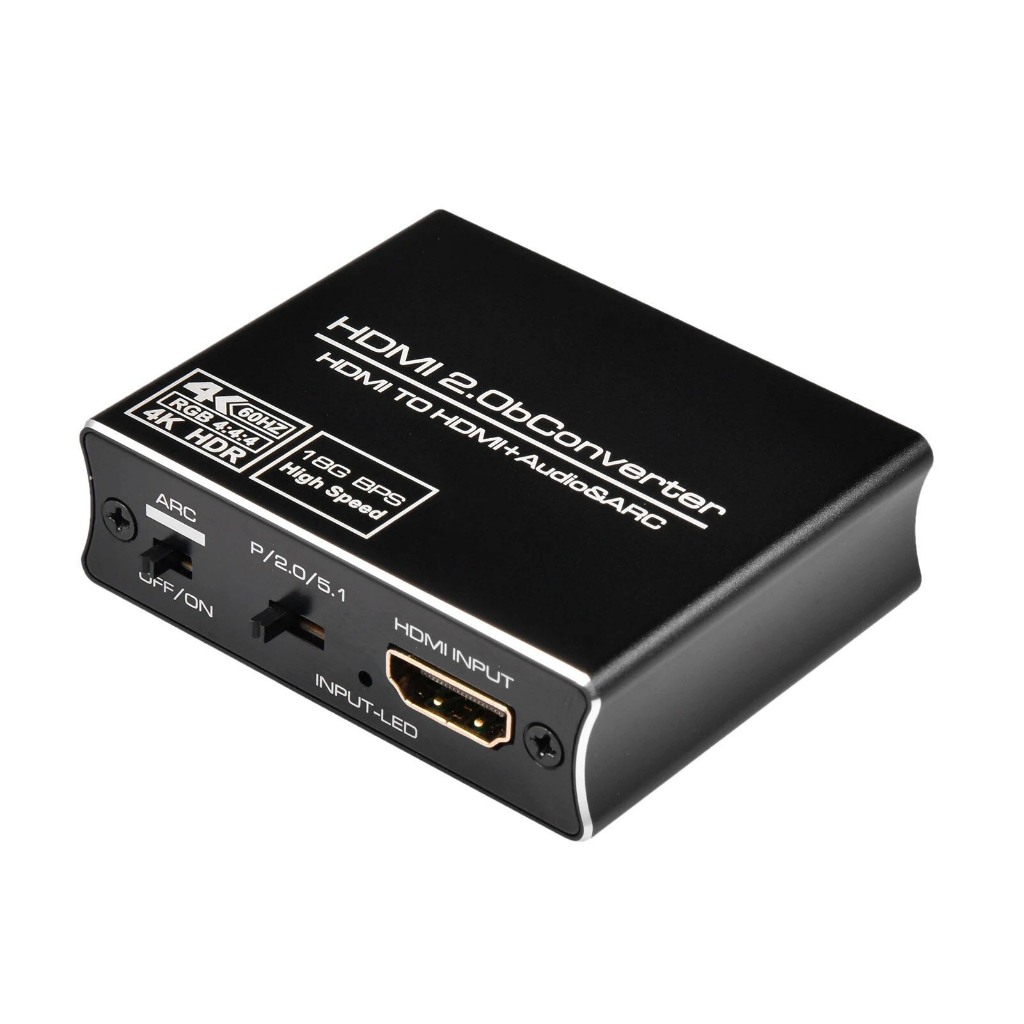 HDMI-Compatible 2.0b Audio Extractor with HDMI ARC Converter Adapter ...