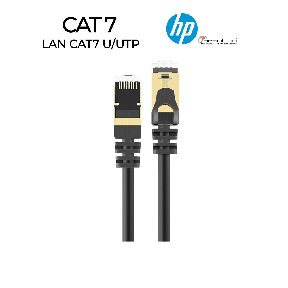 HP สาย Lan Cat7 F/FTP Stranded Patch Cable, 10Gbps DHC-CAT7 ของแท้ 100% ...