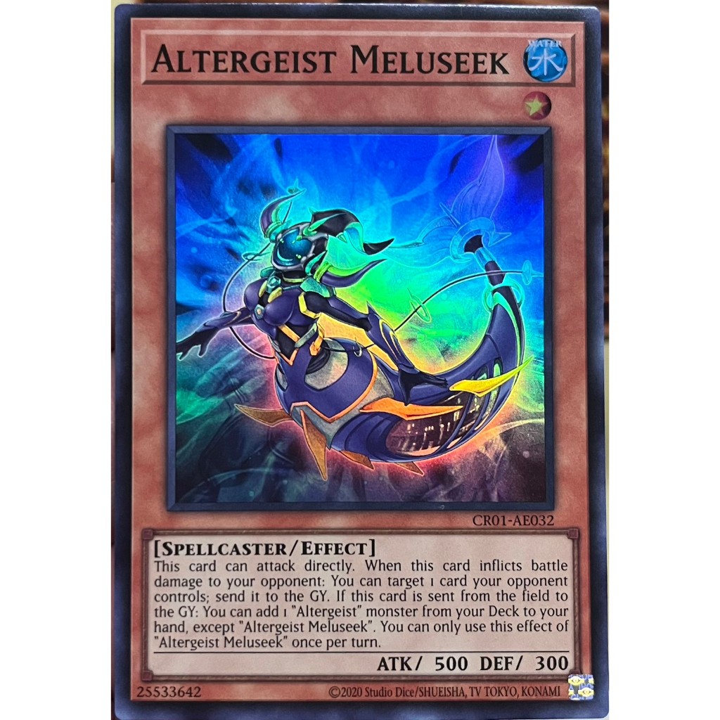 Yugioh Asia-Eng [CR01-AE032] Altergeist Meluseek (Super Rare) การ์ดยูกิแท้ถูกลิขสิทธิ์ | Shopee ...