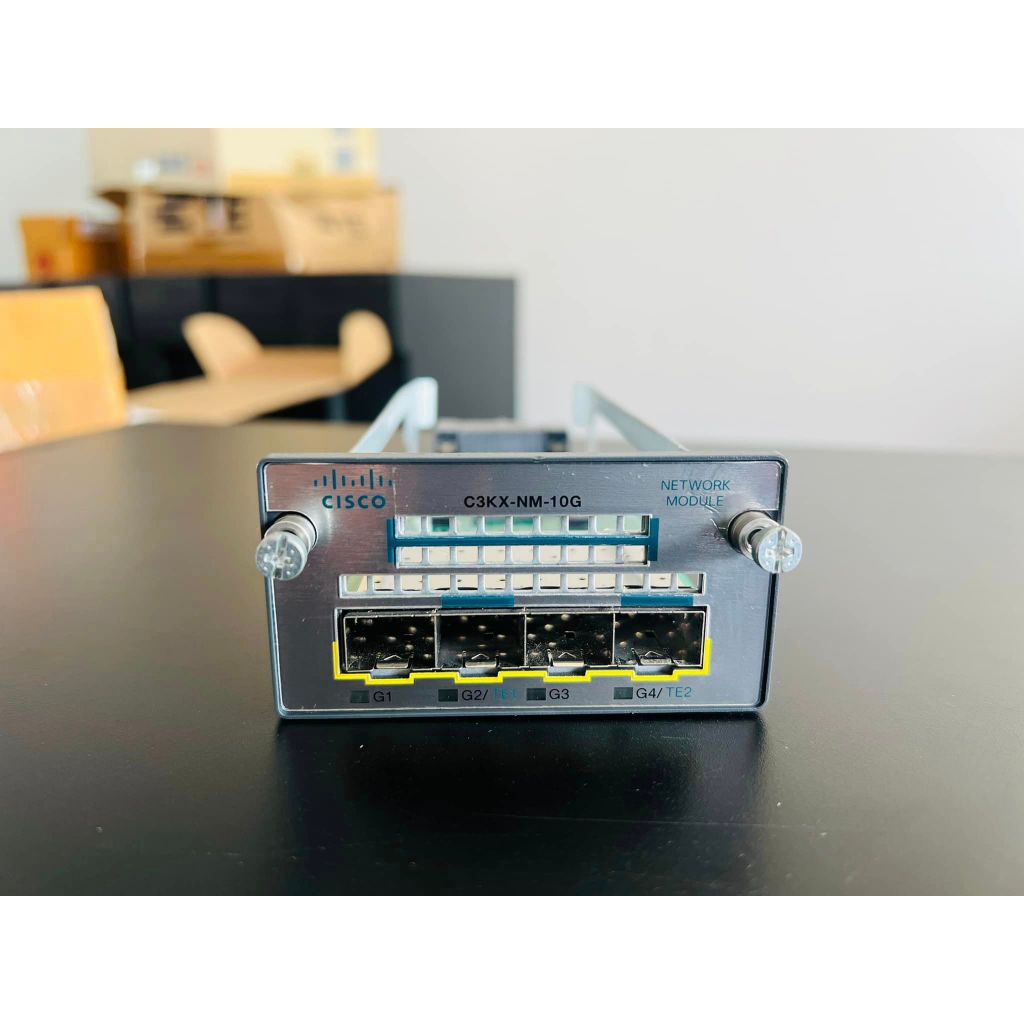 Module Cisco C3KX-NM-10G 4 sfp for 3560x 3750x มือสองพร้อมใช้งาน ...