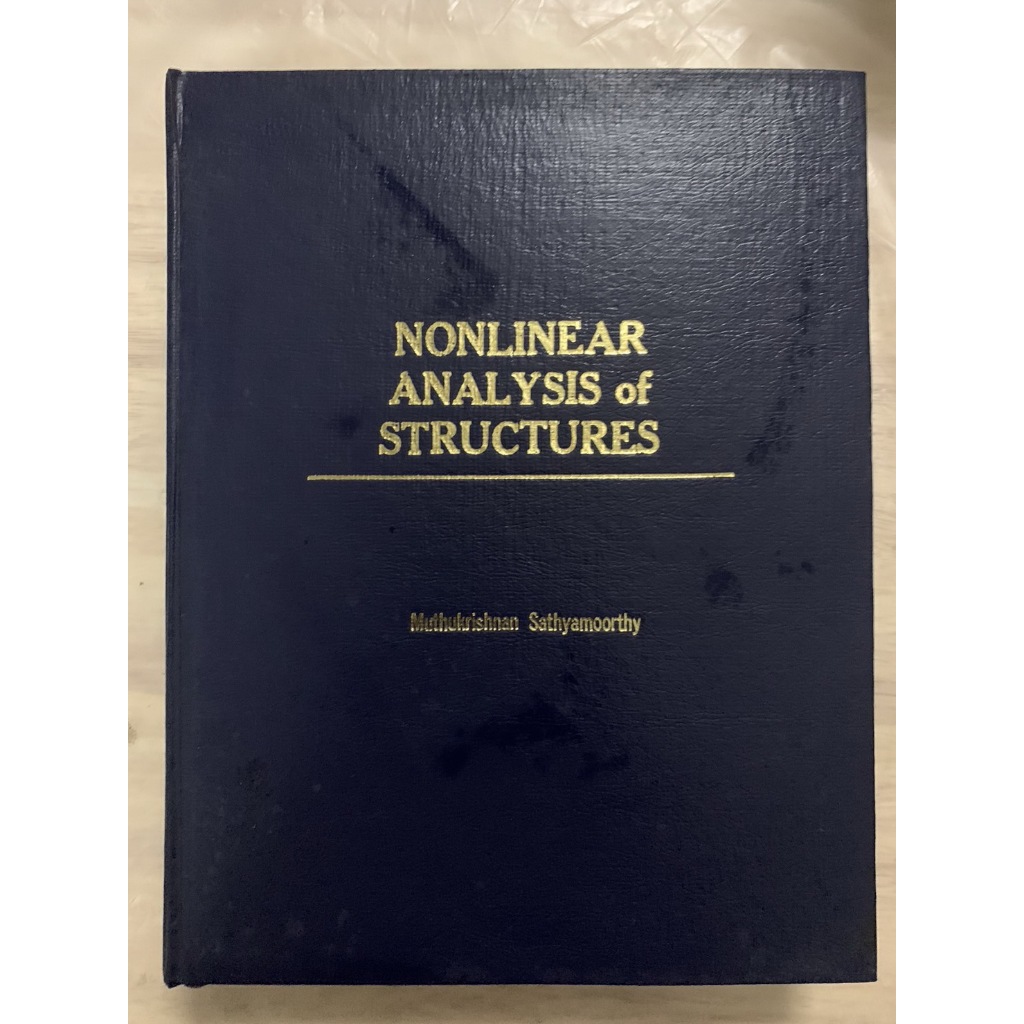 NONLINEAR ANALYSIS of STRUCTURES by Muthukrishnan Sathyamoorthy ...