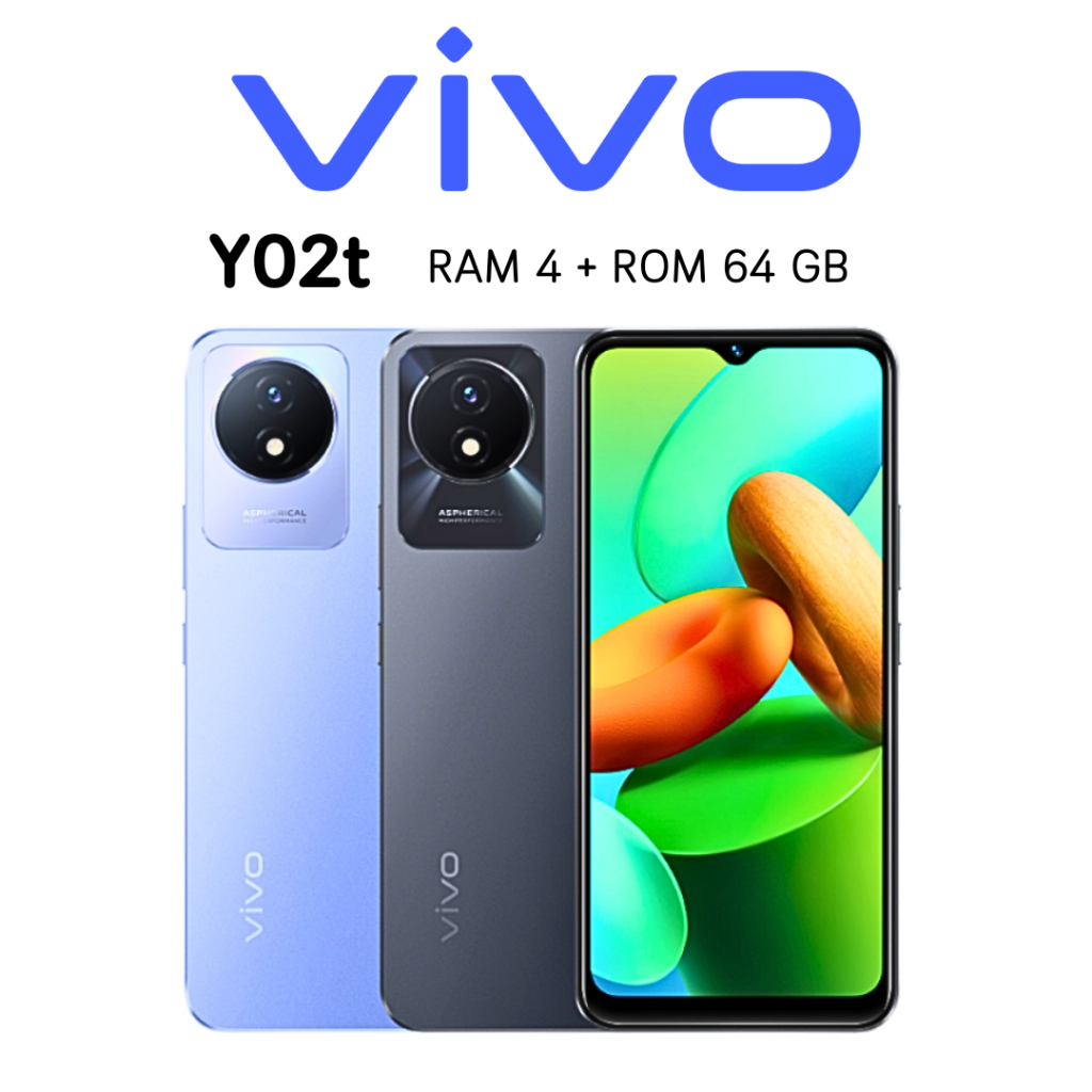 VIVO Y02T (4/64GB) | โทรศัพท์มือถือ วีโว่ | แบต 5,000 mAh ประกันศูนย์ ...