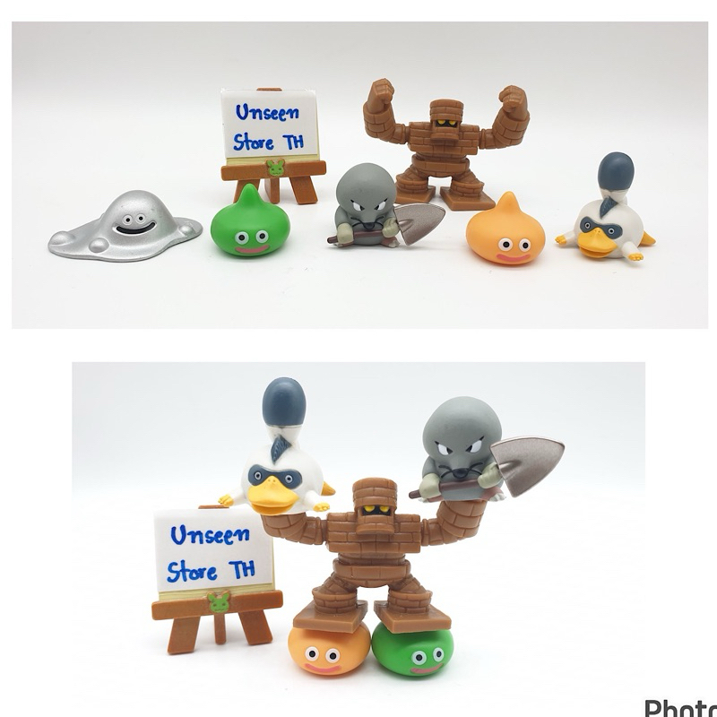 Dragon Quest gashapon โมเดลต่อตัว (King slime set) | Shopee Thailand