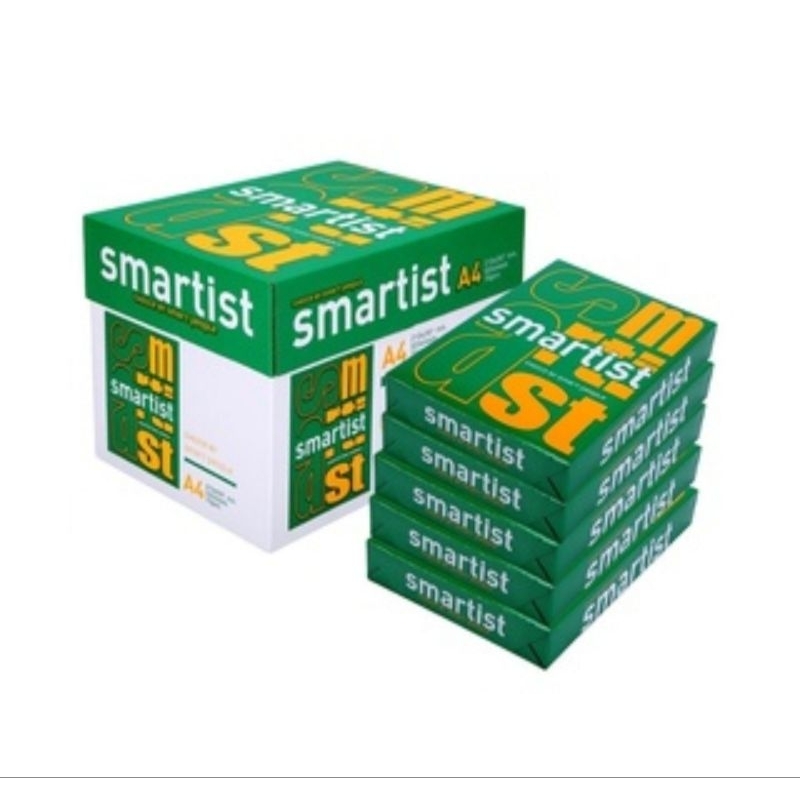 กระดาษถ่ายเอกสาร A4 Smartist 70แกรม 500 แผ่น/ห่อ บรรจุ 5 รีม/ลัง ...