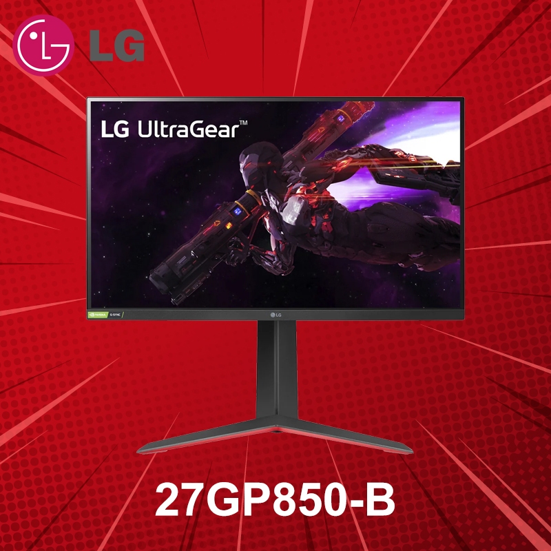 จอมอนิเตอร์ 27" LG UltraGear 27GP850-B Nano IPS QHD 165Hz ประกันศูนย์ 3 ปี | Shopee Thailand