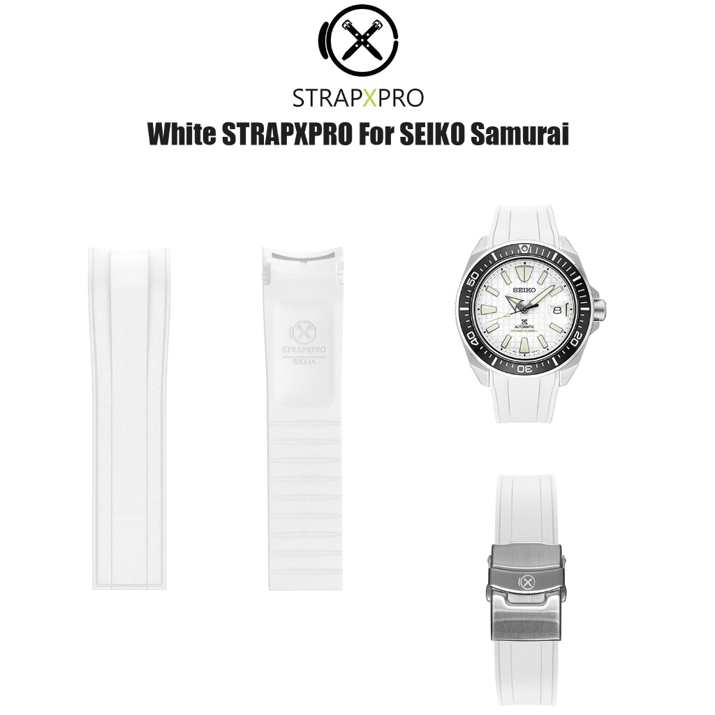สายนาฬิกาแบบยางรุ่น StrapxPro for Seiko Samurai | Shopee Thailand