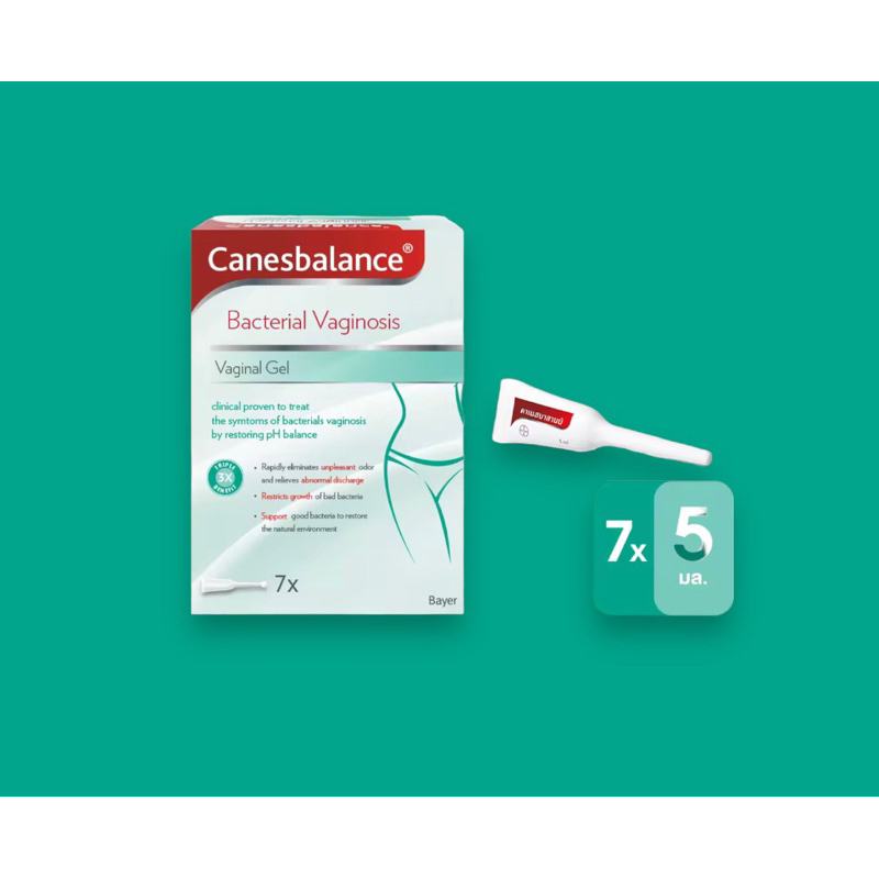 Canesbalance Vaginal Gel 5 Ml คาเนสบาลานซ์ เจลสำหรับ จุดซ่อนเร้นของ ...